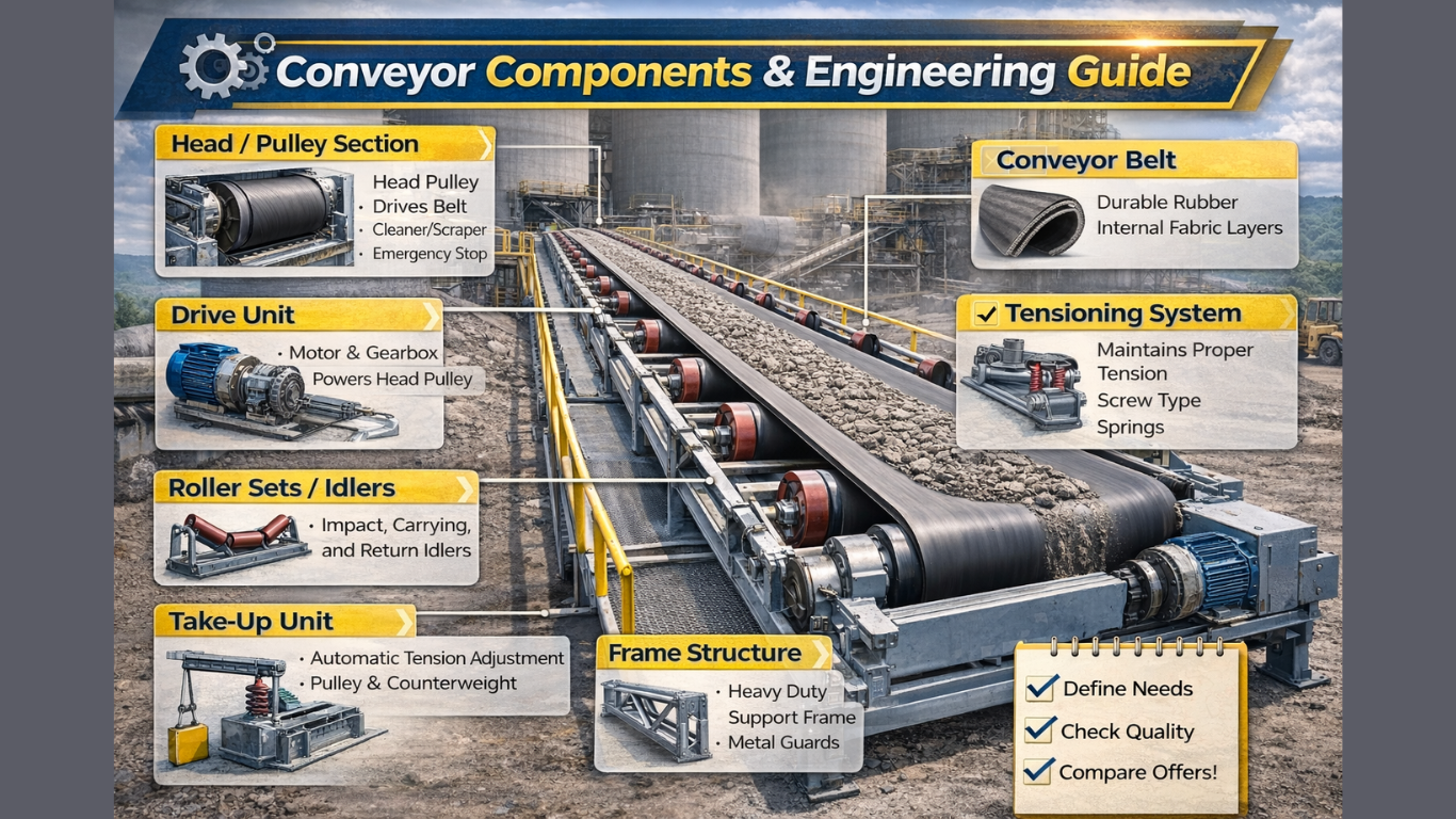 Conveyor Components & Engineering Guide for Belt Conveyors