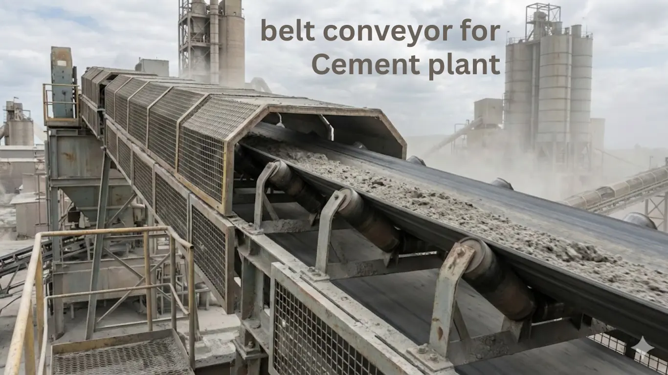 Belt Conveyor for Cement Plant | Heavy-Duty Material Handling